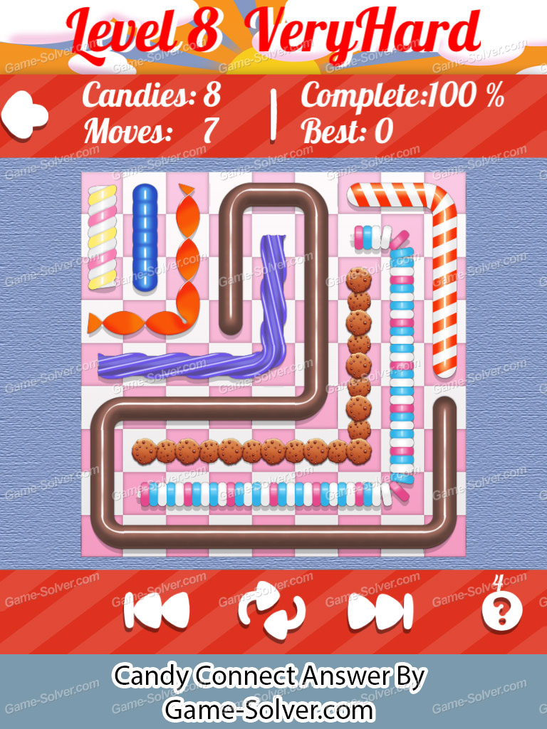 Candy Connect 9x9 Very Hard Level 8 • Game Solver