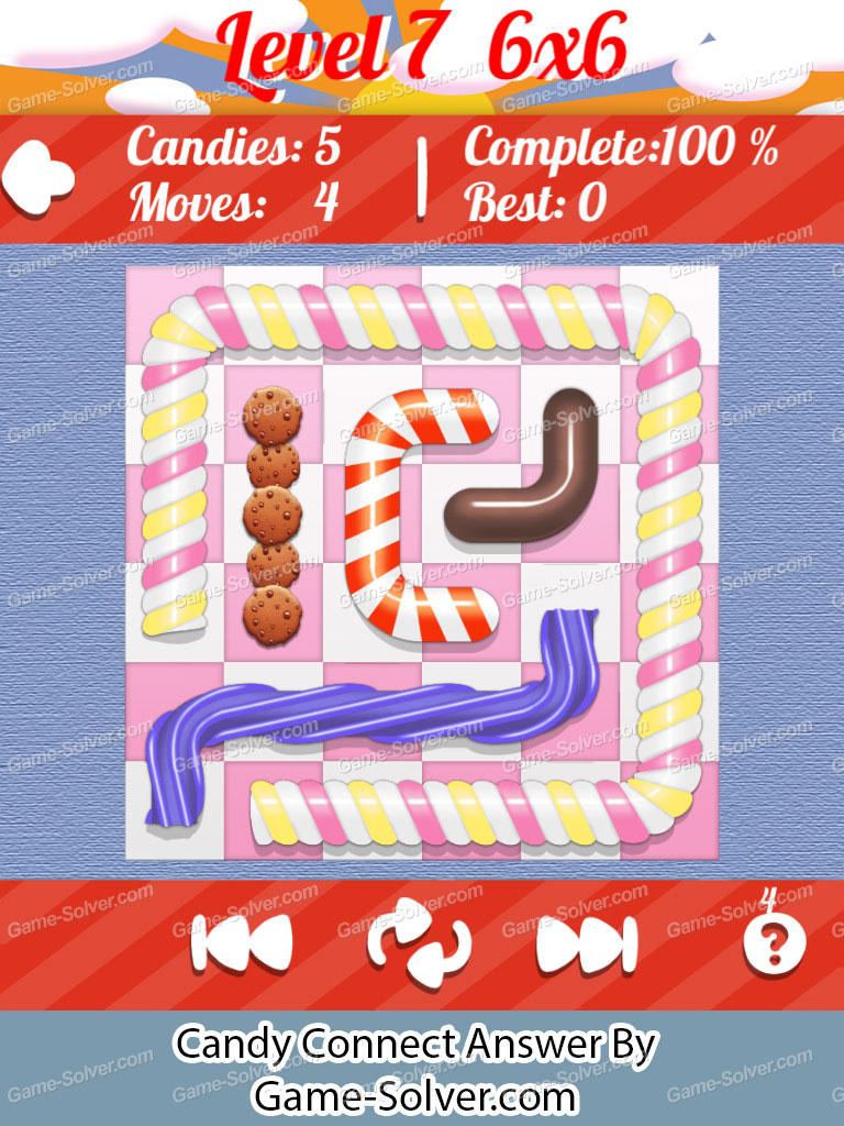 Candy Connect Green Pack 6x6 Level 7 • Game Solver