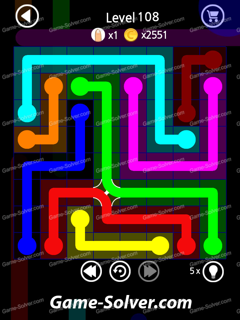 Flow Line Bend Jamong Pack Level 108 • Game Solver