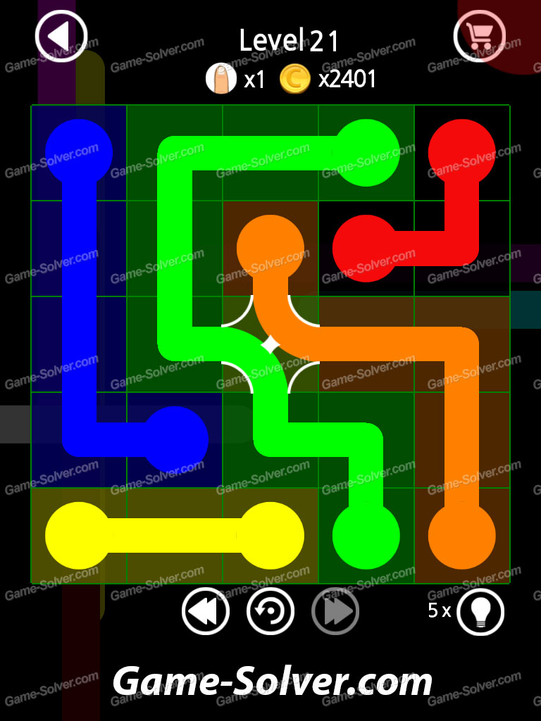 Flow Line Bend Jamong Pack Level 21 • Game Solver