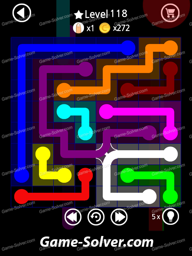 Flow Line Bend Mango Pack Level 118 • Game Solver