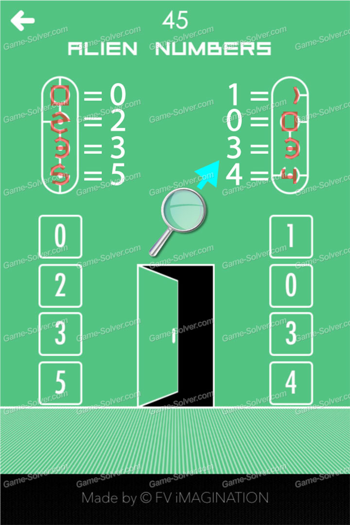 Rooms Level 45 • Game Solver
