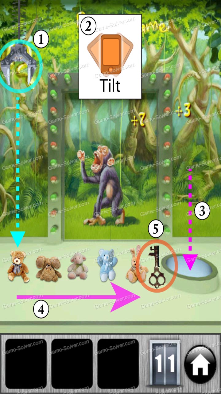 100 Doors of Revenge Level 11 • Game Solver