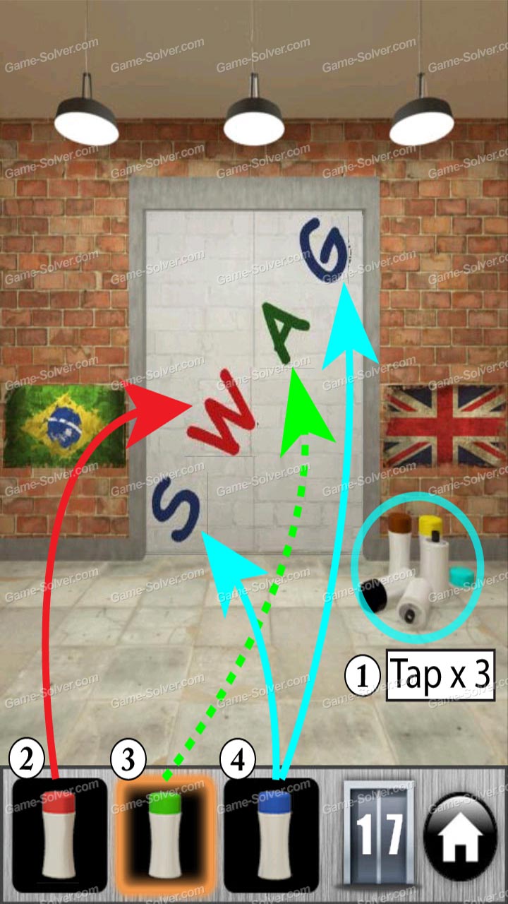 100 Doors of Revenge Level 17 • Game Solver