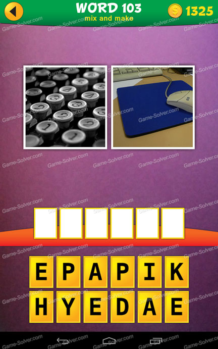 Mix and Make Word 103 • Game Solver
