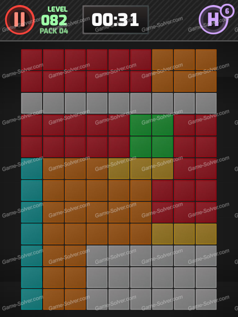 Color Flow Pack 4 Level 82 • Game Solver