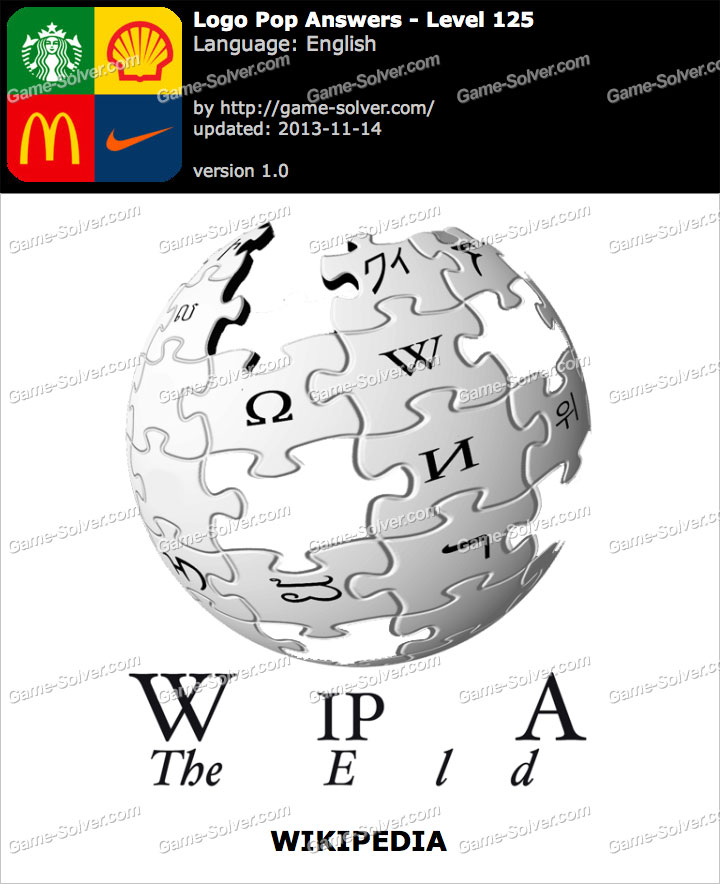 Logo Pop Level 125 • Game Solver