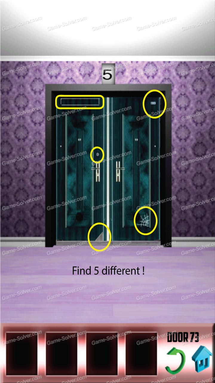 100 Doors Level 73 Game Solver
