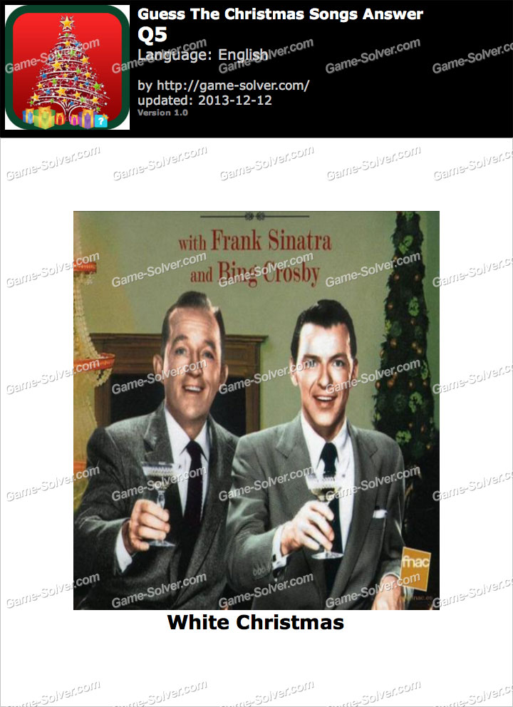 Guess the Christmas Songs Q5 • Game Solver
