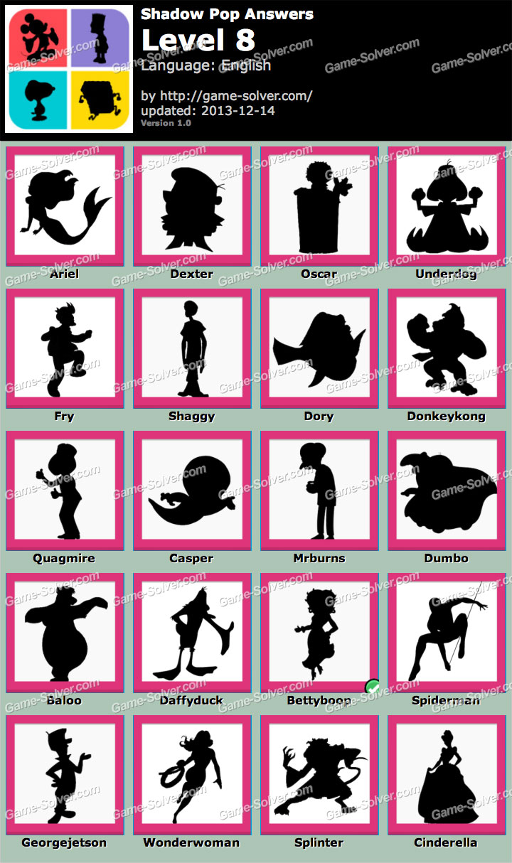 Shadow Pop Level 8 • Game Solver
