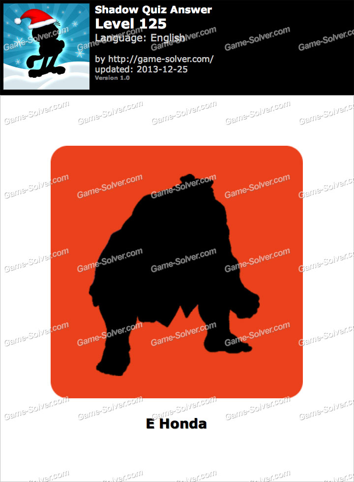 Shadow Quiz Level 125 • Game Solver