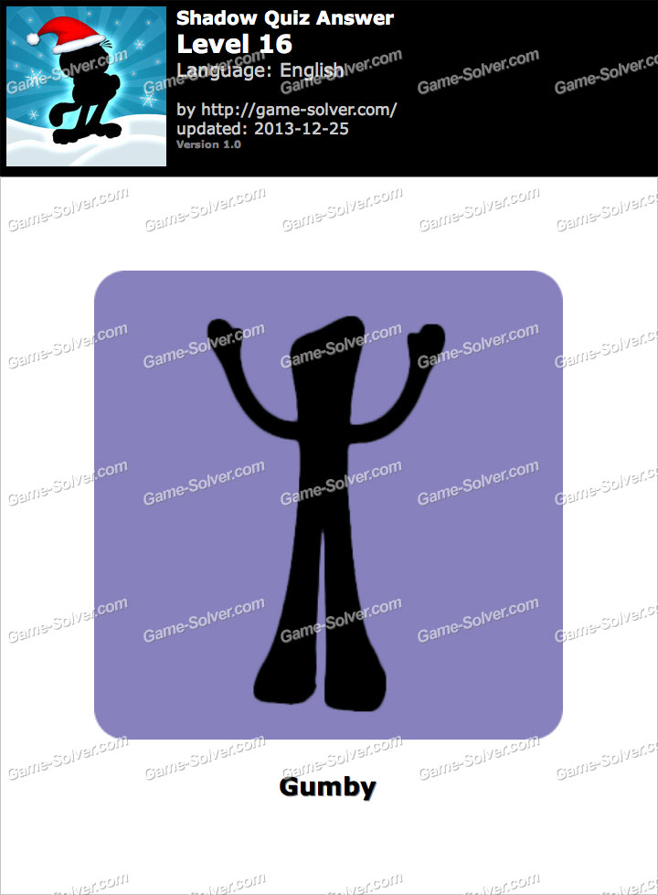 Shadow Quiz Level 16 • Game Solver