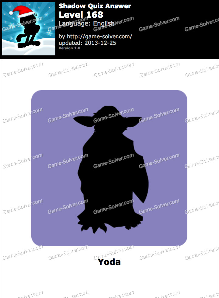 Shadow Quiz Level 168 • Game Solver