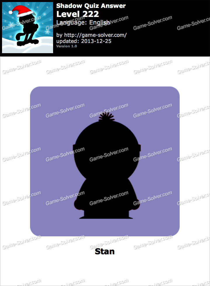 Shadow Quiz Level 222 • Game Solver