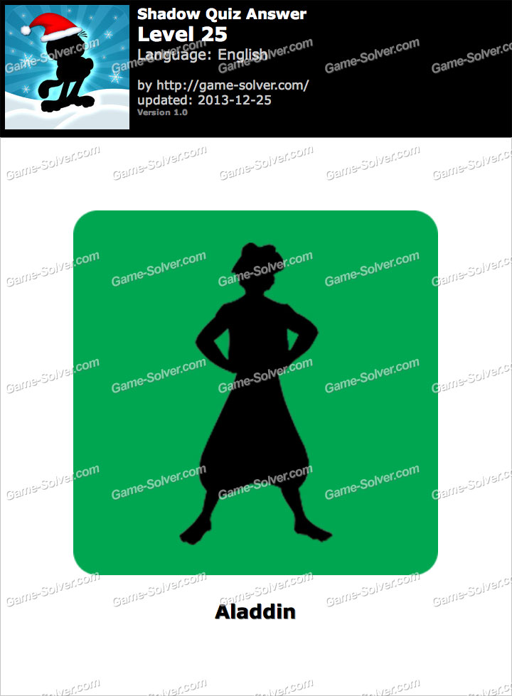Shadow Quiz Level 25 • Game Solver