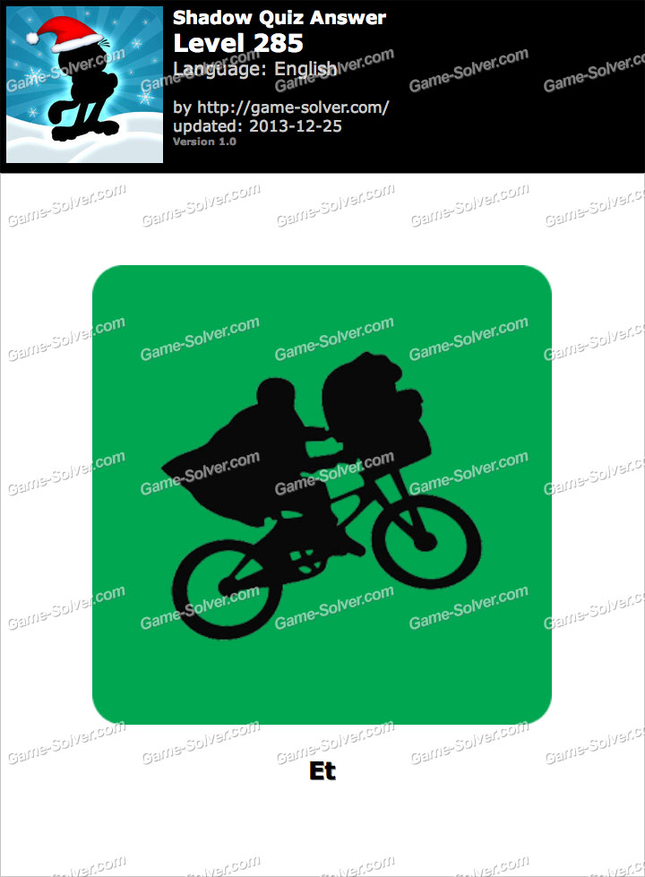 Shadow Quiz Level 285 • Game Solver