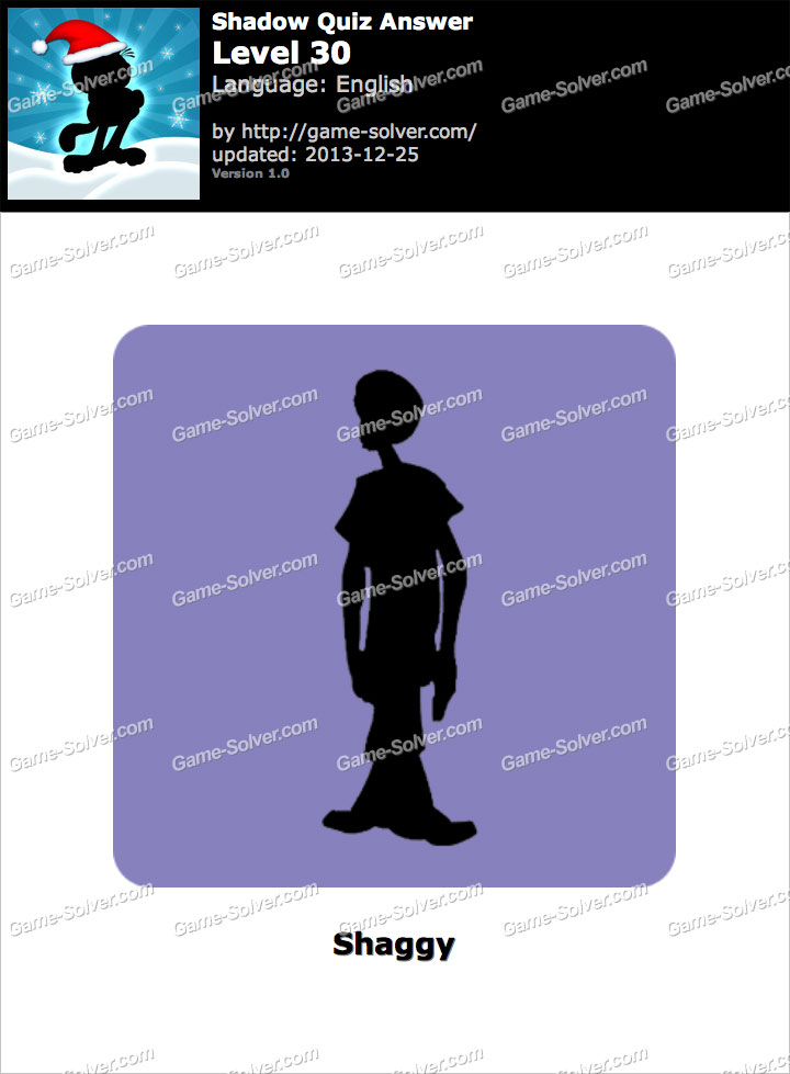 Shadow Quiz Level 30 • Game Solver