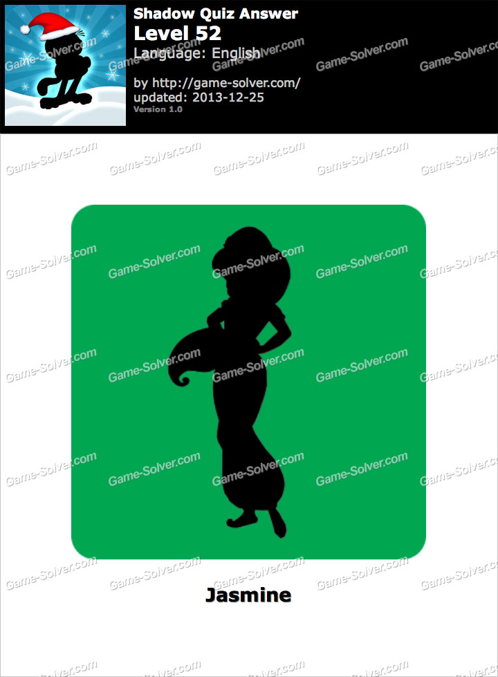 Shadow Quiz Level 52 • Game Solver