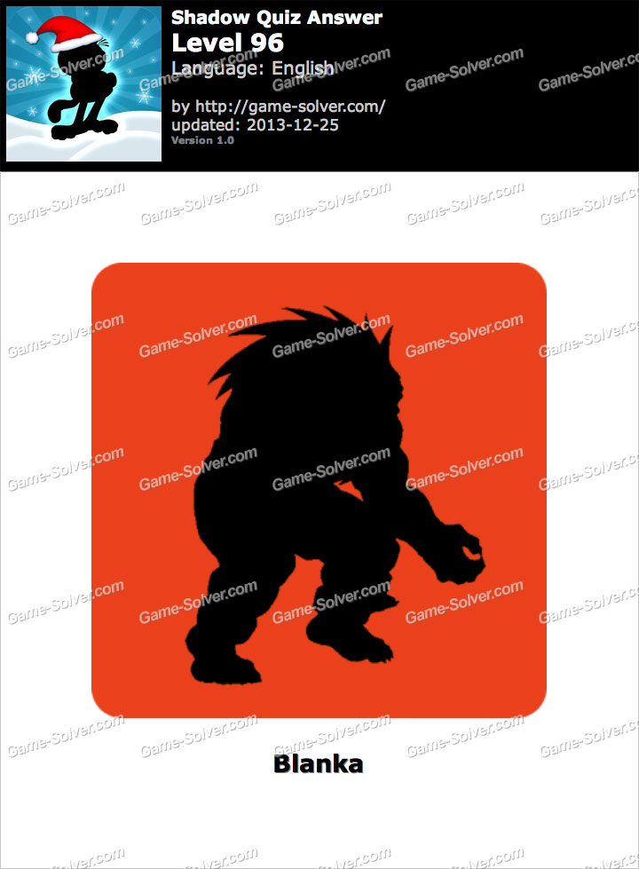 Shadow Quiz Level 96 • Game Solver