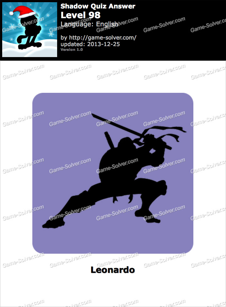 Shadow Quiz Level 98 • Game Solver