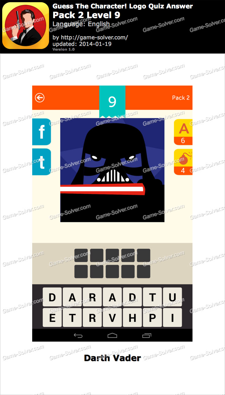 Guess The Character Logo Quiz Pack 2 Level 9 • Game Solver