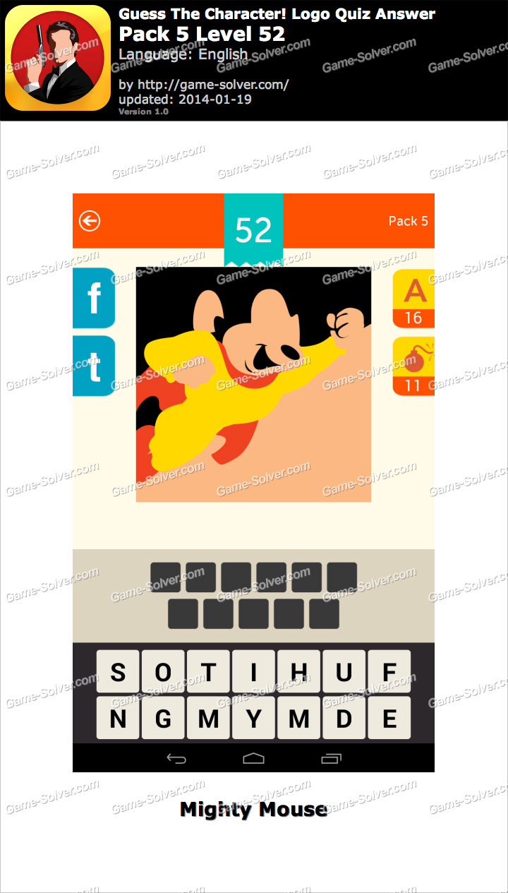 Guess The Character Logo Quiz Pack 5 Level 52 - Game Solver Guess The Character Logo Quiz Pack 5 Level 52 - Game Solver