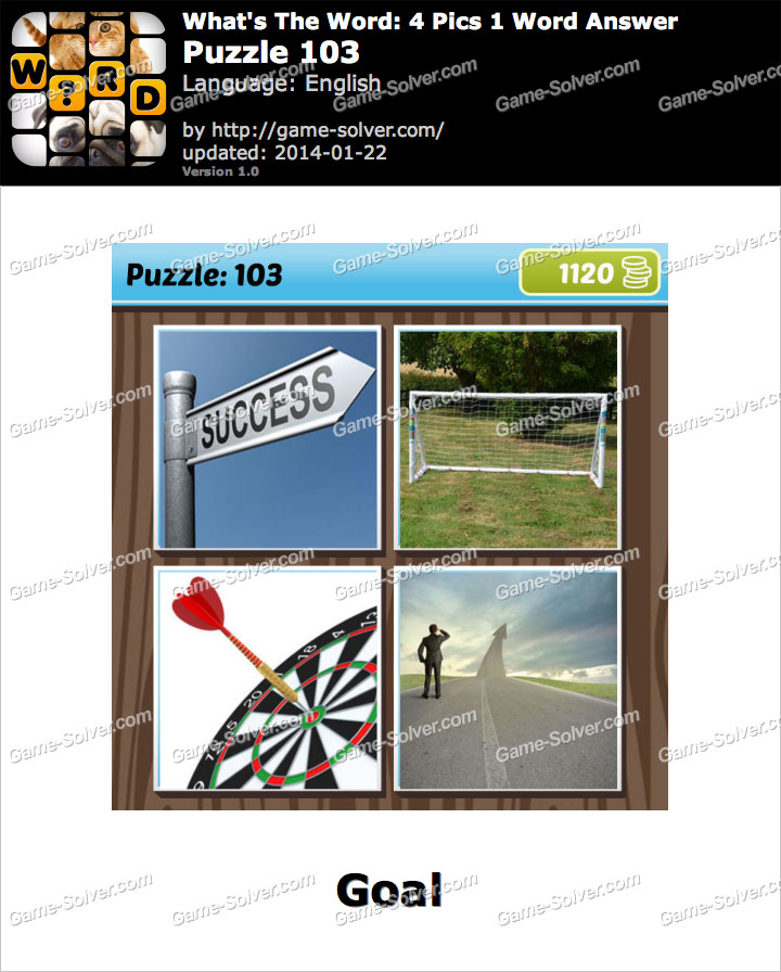 What's The Word Puzzle 103 • Game Solver