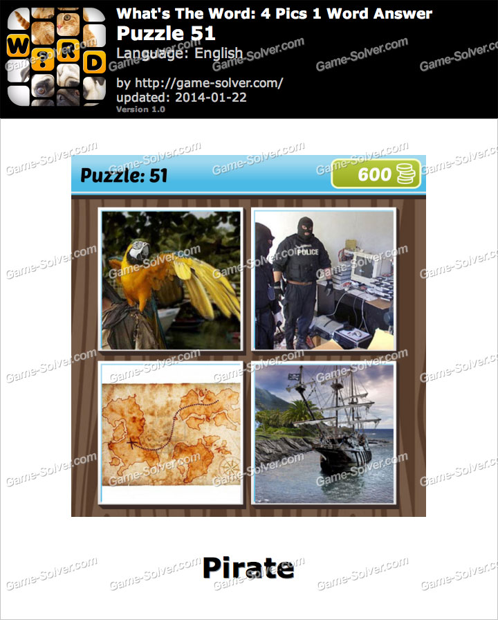 What's The Word Puzzle 51 • Game Solver