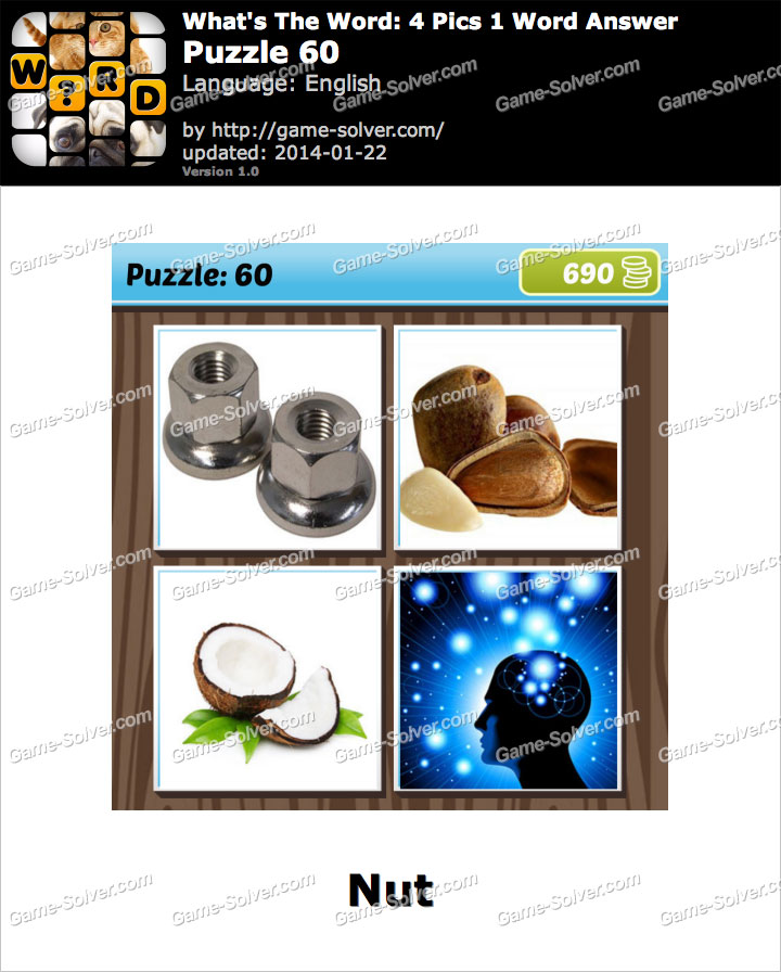 What's The Word Puzzle 60 • Game Solver
