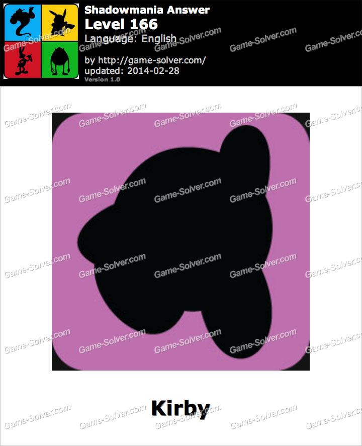 Shadowmania 166 • Game Solver