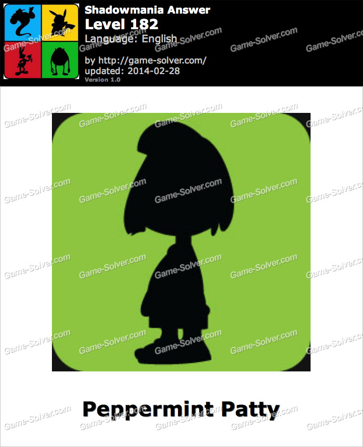 Shadowmania 182 • Game Solver