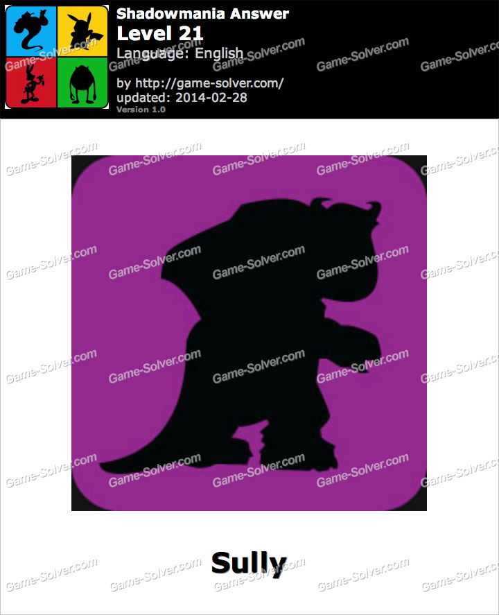 Shadowmania 21 • Game Solver