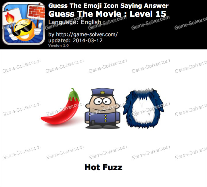 Emoji Icon Guess The Movie Level 15 • Game Solver