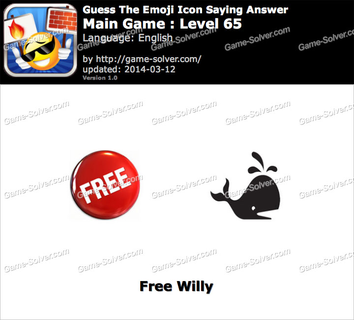Emoji Icon Main Game Level 65 • Game Solver
