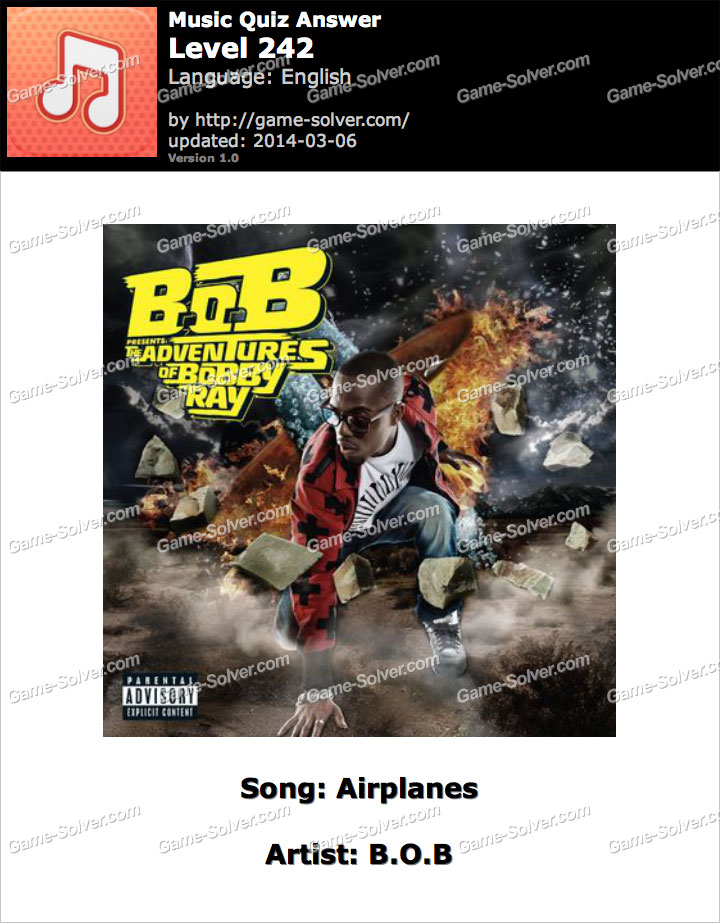 Music Quiz Level 242 • Game Solver