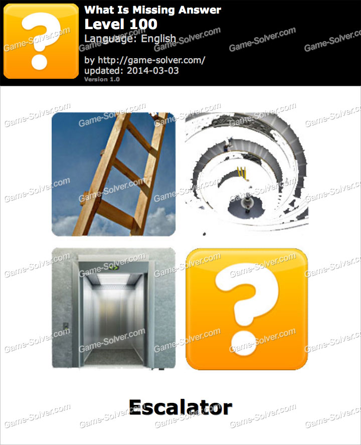 What Is Missing 100 • Game Solver