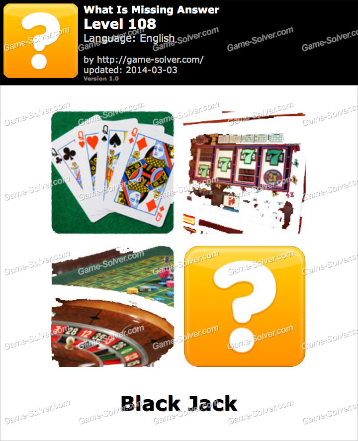 What Is Missing 108 • Game Solver