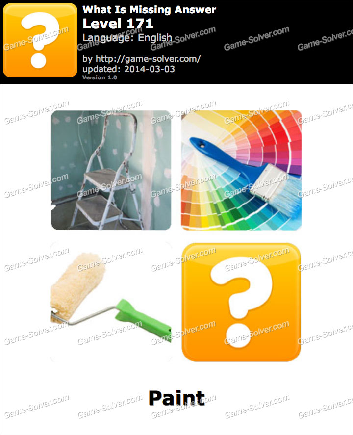 What Is Missing 171 • Game Solver