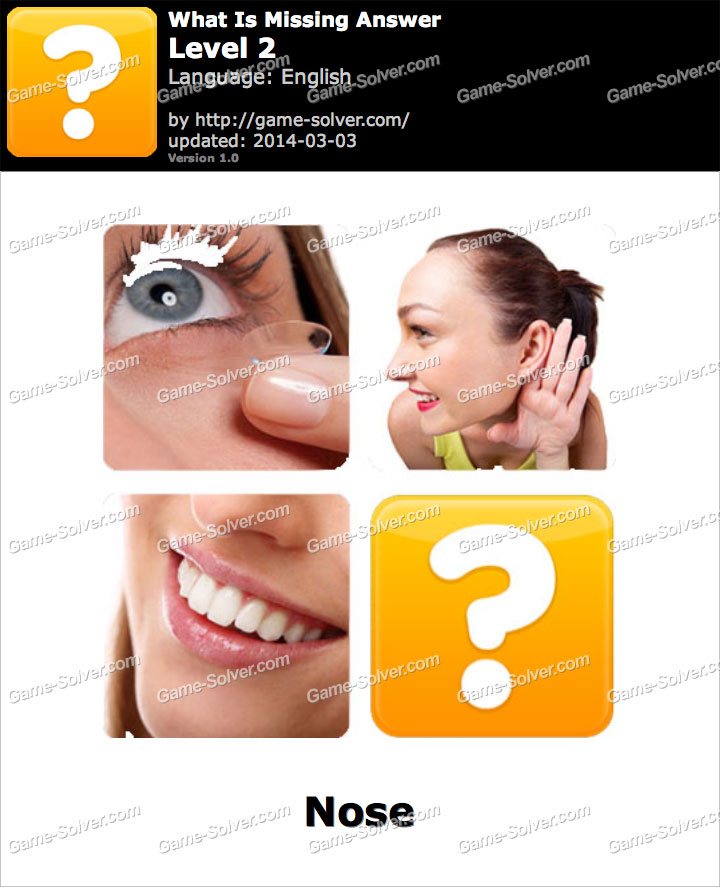 What Is Missing 2 • Game Solver