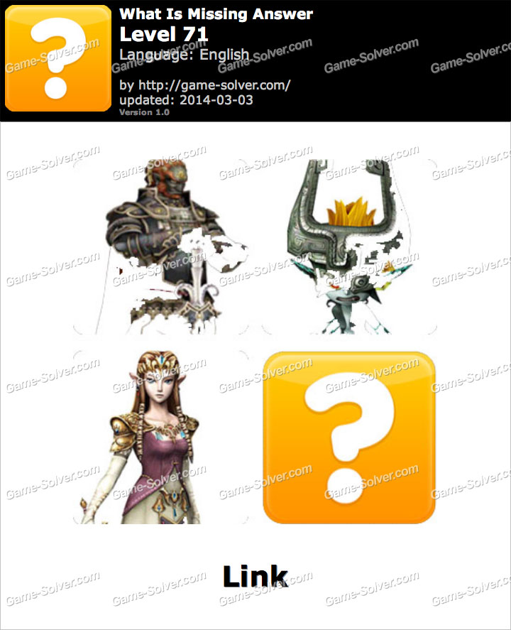 What Is Missing 71 • Game Solver