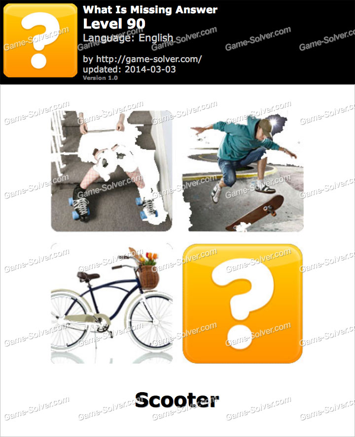 What Is Missing 90 • Game Solver