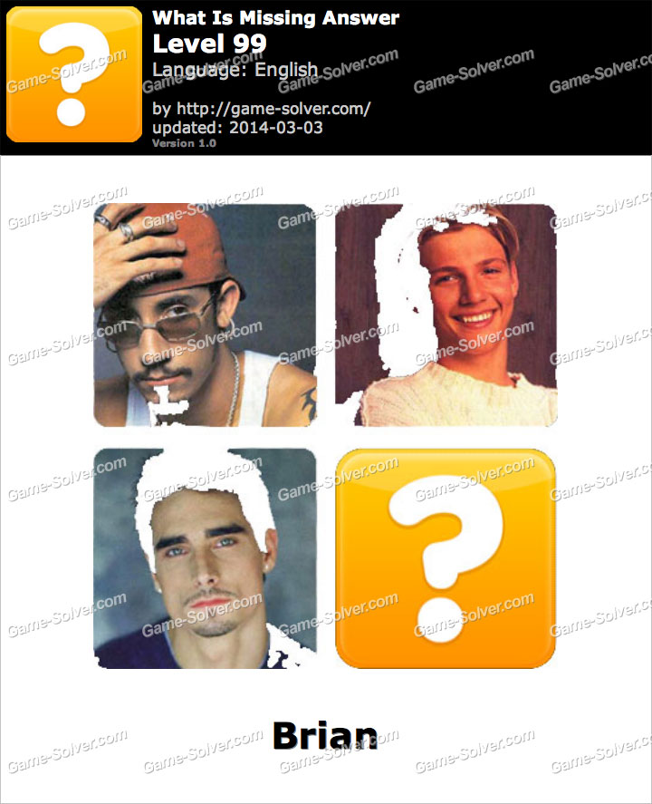 What Is Missing 99 • Game Solver