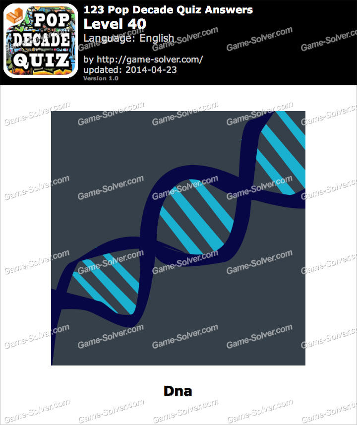 123 Pop Decade Quiz Level 40 • Game Solver