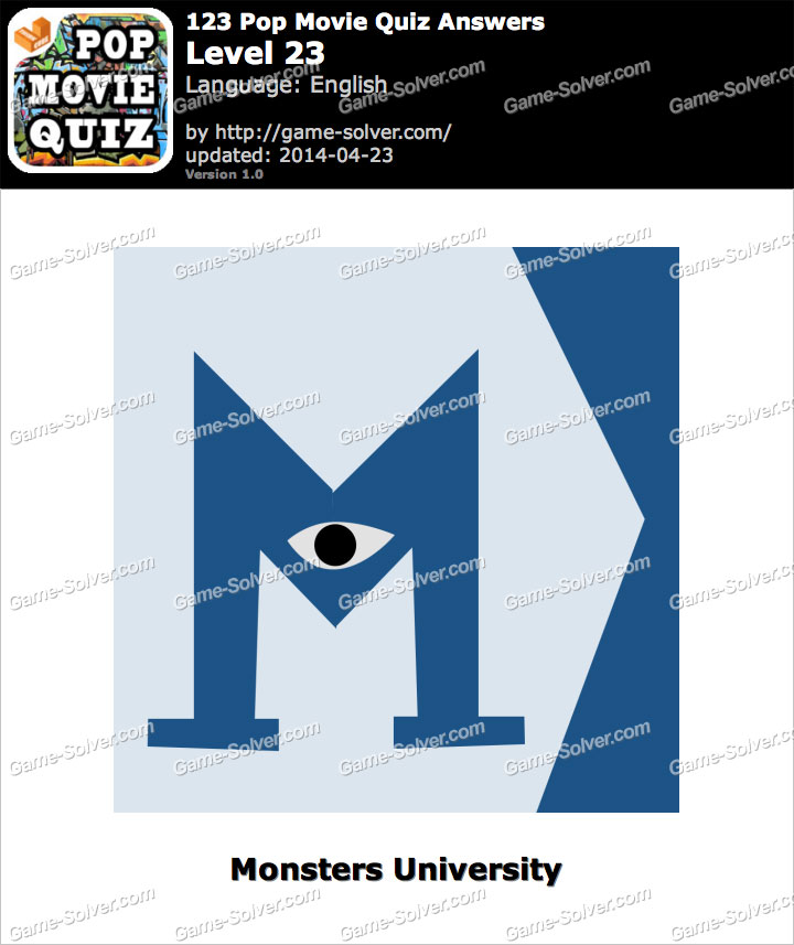 123 Pop Movie Quiz Level 23 • Game Solver