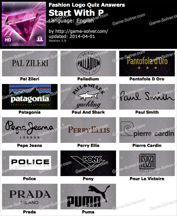 Clothing Brands Logo Quiz Clothing Brands Logo Quiz