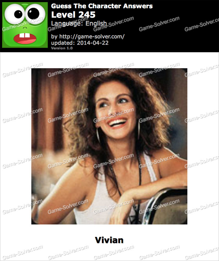 Guess the Character Level 245 • Game Solver