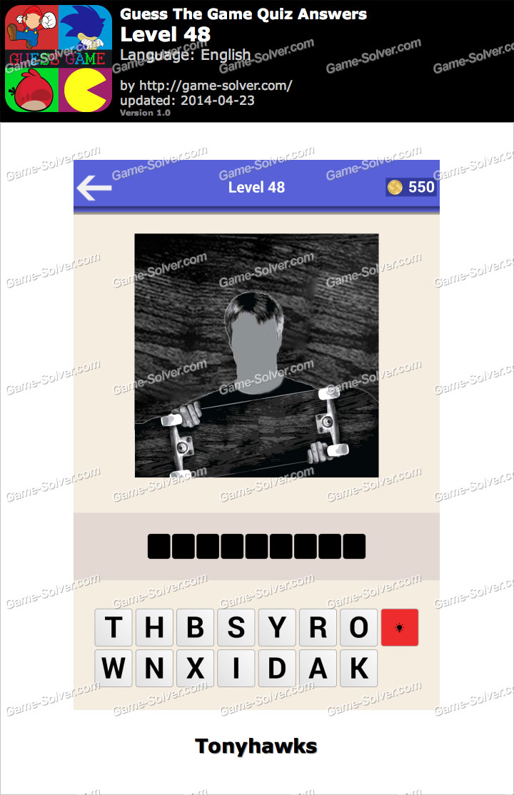 Guess The Game Quiz Level 48 • Game Solver