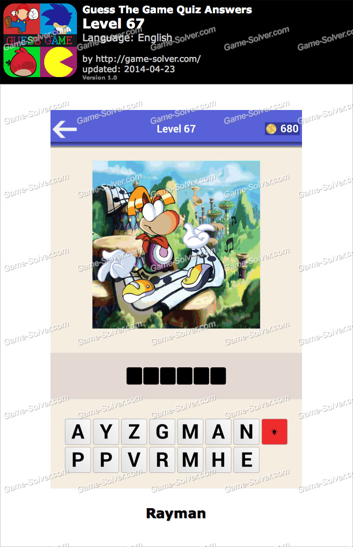 Guess The Game Quiz Level 67 • Game Solver