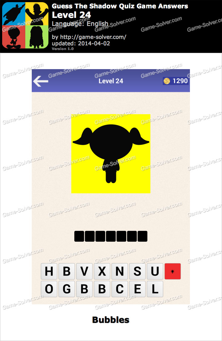 Guess The Shadow Quiz Game Level 24 • Game Solver