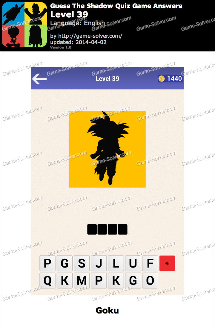 Guess The Shadow Quiz Game Level 39 • Game Solver